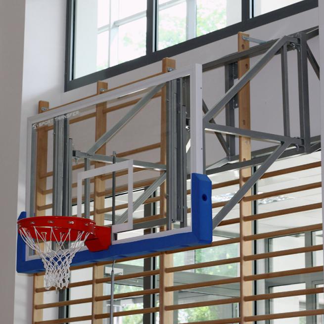FRAME FOR WALL-MOUNTED BASKETBALL SETS, TYPE: PILLAR, BALCONY