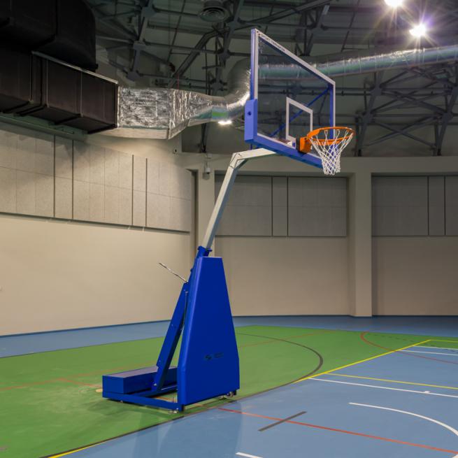 1.25 M PORTABLE BASKETBALL BACKSTOP