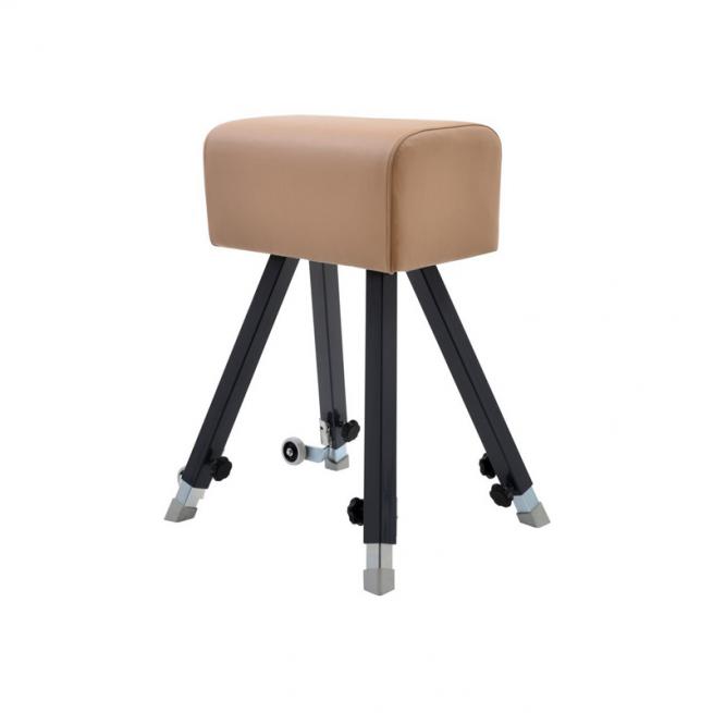 VAULTING BUCK UPHOLSTERED WITH SYNTHETIC LEATHER